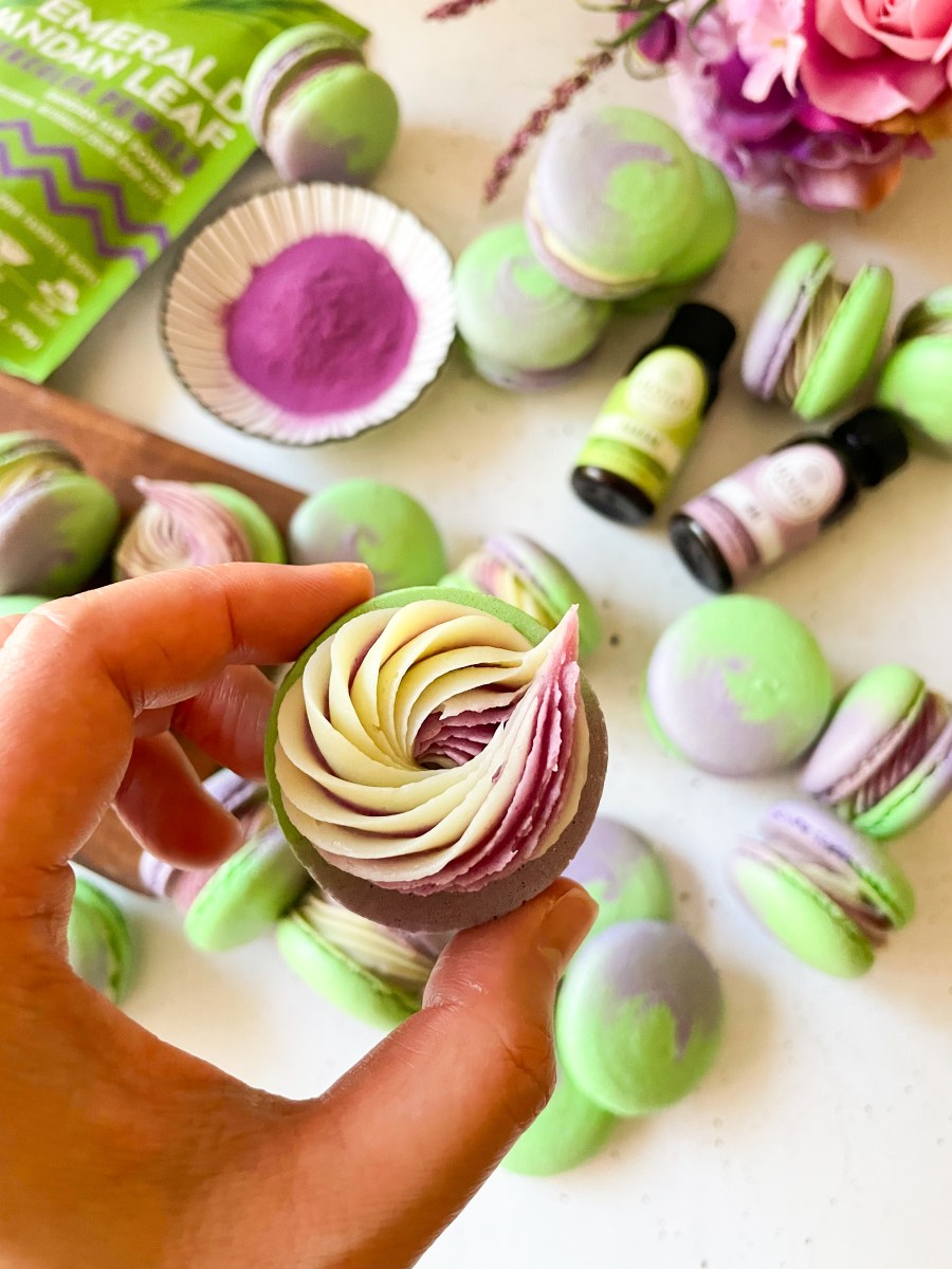 Ube Pandan Macarons – Sugar Treats By CK | Baking at home