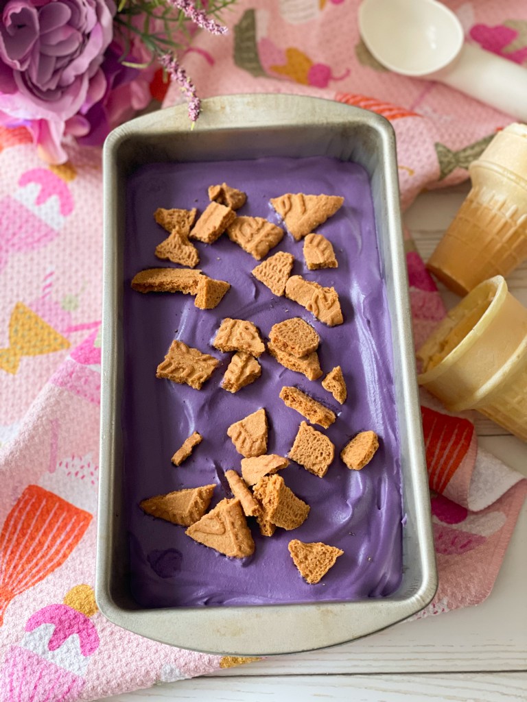 No Churn Ube Biscoff Ice Cream – Sugar Treats By CK | Baking at home